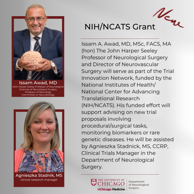 NIH/NCATS | Department of Neurosurgery | The University of Chicago